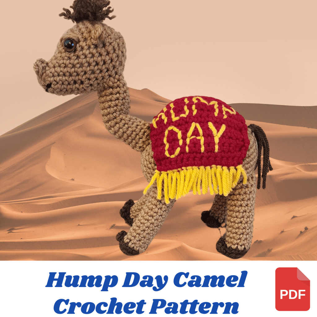 Hump Day Camel Crochet Pattern – Funny Amigurumi Camel Plush - My ...