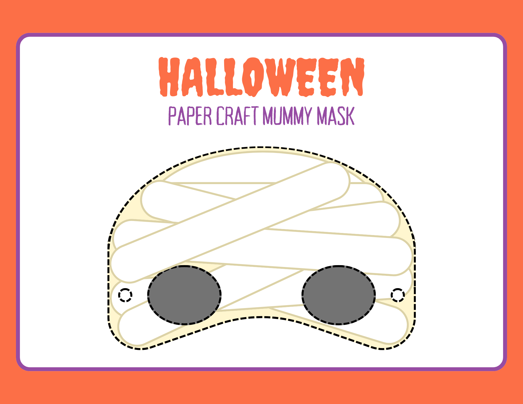 Mummy Mask Cutouts Ancient Egypt Masks Template Pharaoh Cleopatra