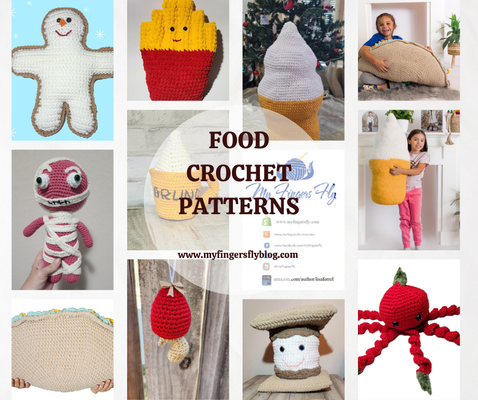 Food Crochet Patterns - My Fingers Fly