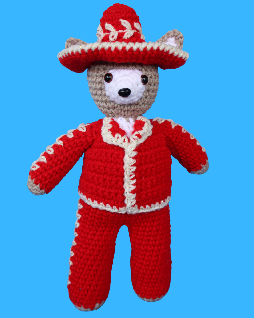 Chihuahua Mariachi Amigurumi Crochet Pattern - My Fingers Fly